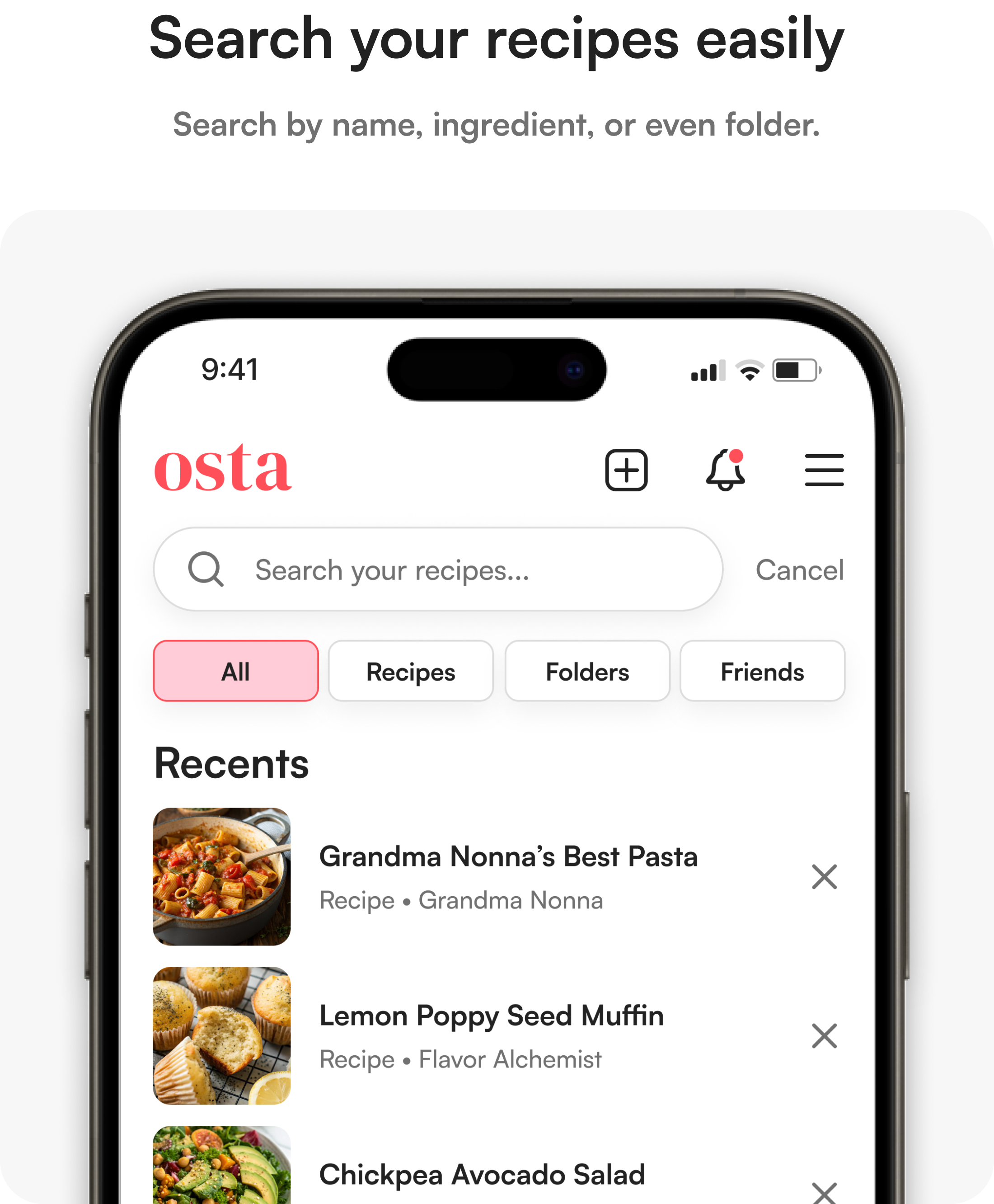 Osta Recipes
